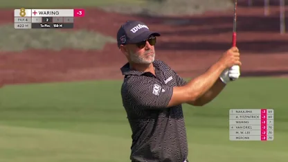 WATCH: Paul Waring produces delight approach at the eighth - Videos ...