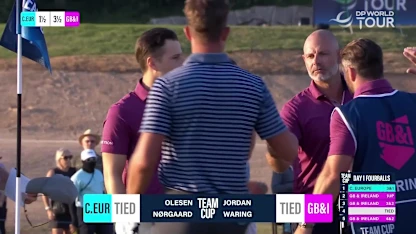 Team Cup: Four-balls - Thorbjørn Olesen & Niklas Nørgaard vs Matthew ...