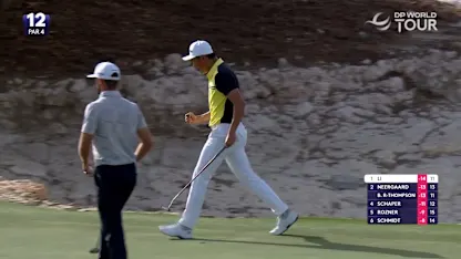 Haotong Li's brilliant bonus birdie at the 12th - Videos - DP World Tour