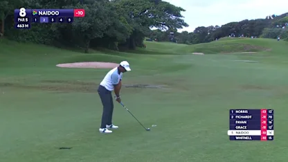 Dylan Naidoo makes eagle at the eighth after fine approach to par five ...