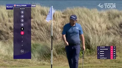 Andy Sullivan 'steals' one against the course at the sixth - Videos ...