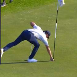 Penge finishes with hole-out birdie from bunker at 18th - Videos - DP ...